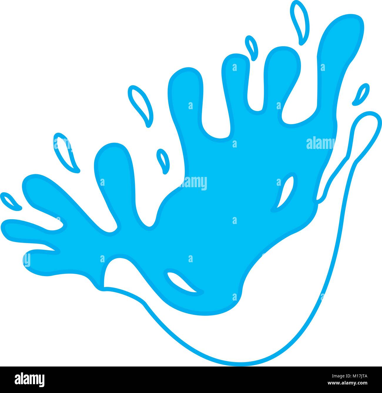 Water splash isolated Stock Vector Image & Art - Alamy