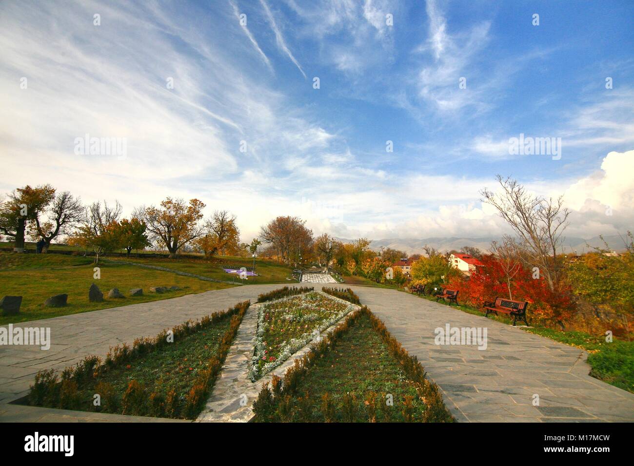 The autumn season in Yerevan city ,Armenia Stock Photo - Alamy