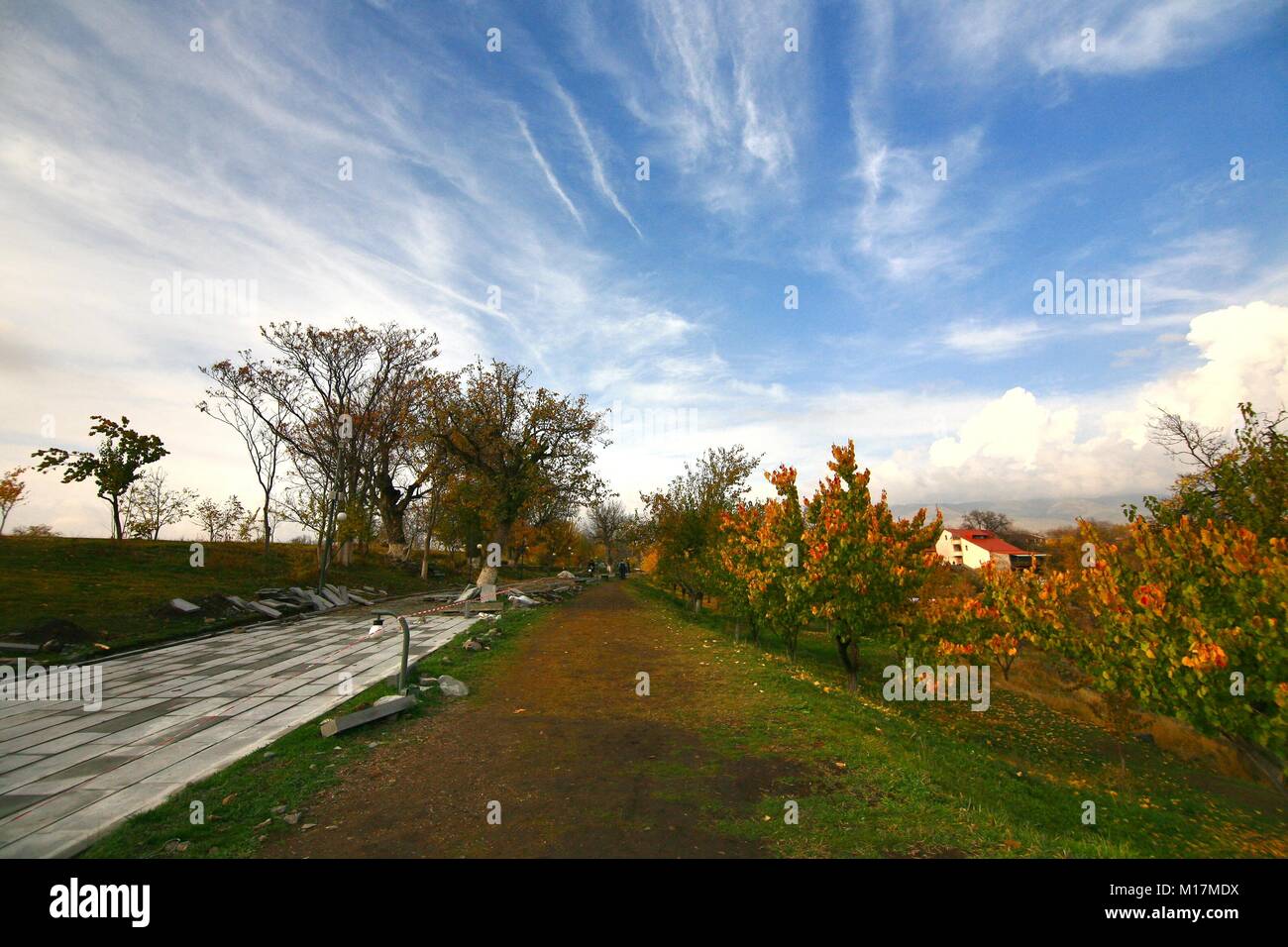 The autumn season in Yerevan city ,Armenia Stock Photo - Alamy