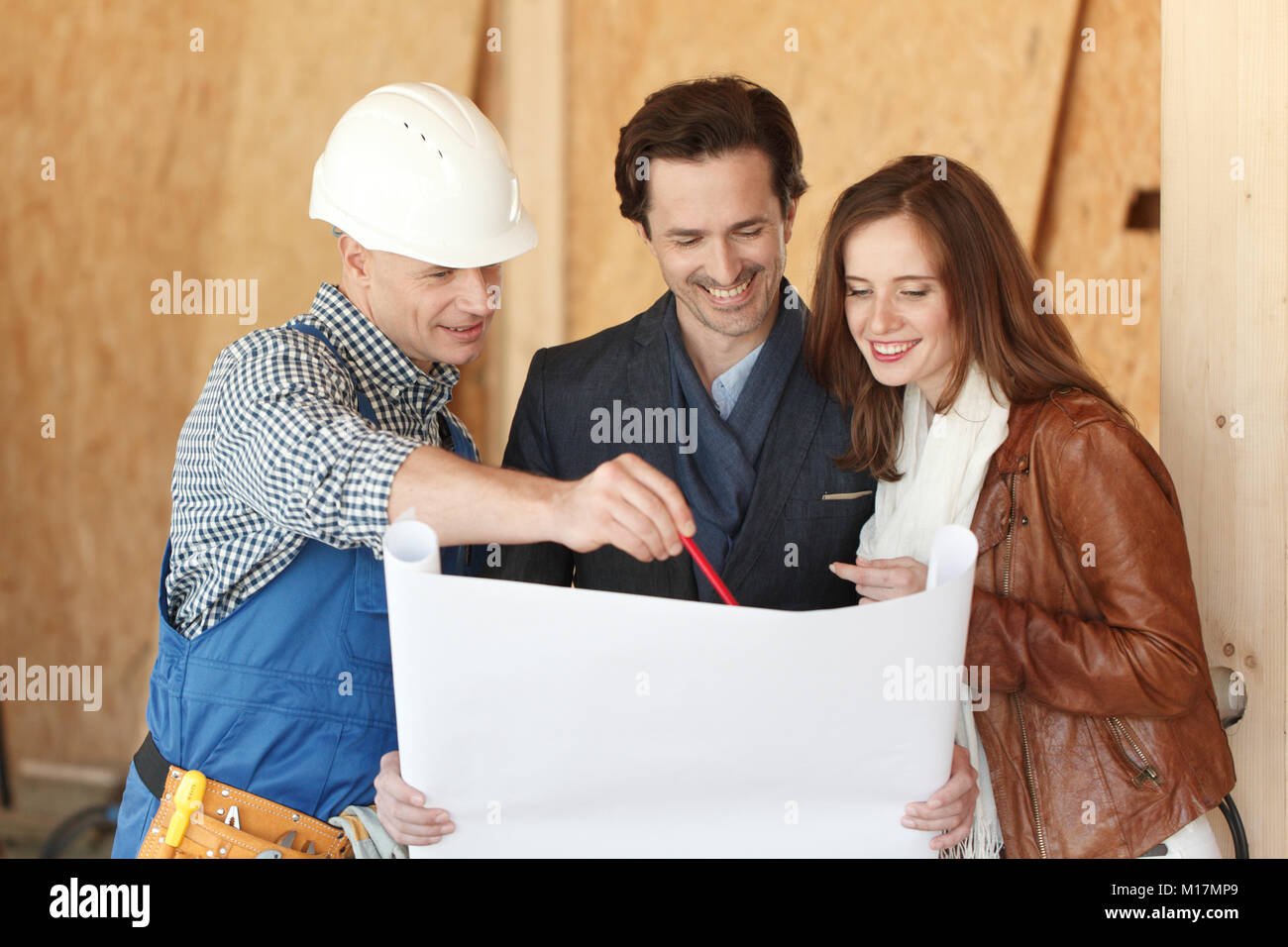 Construction labor couple hi-res stock photography and images - Alamy