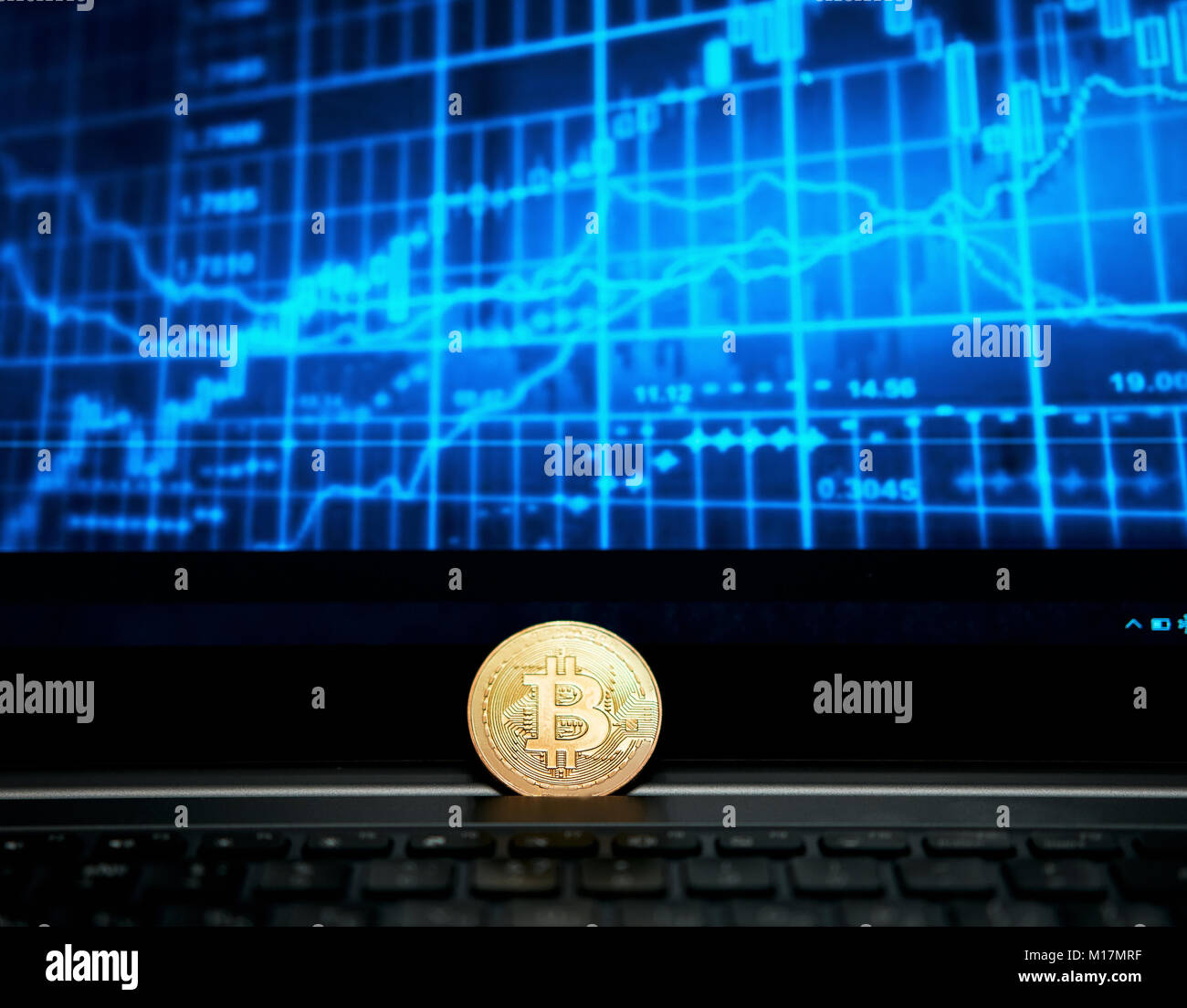 Stock market graph electronic hi-res stock photography and images - Alamy