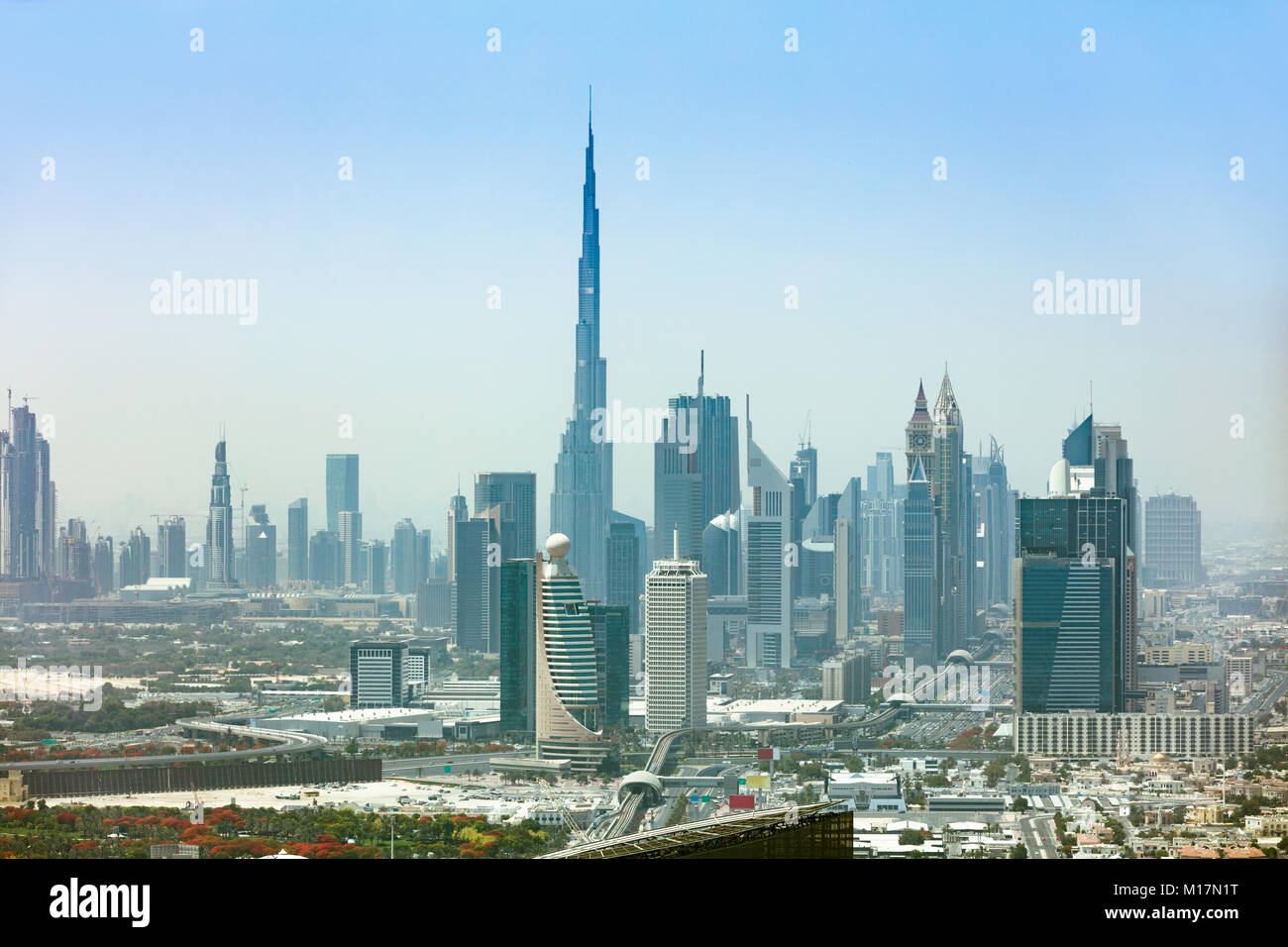 Photo Of Modern Skyscrapers In Dubai City, UAE Stock Photo - Alamy