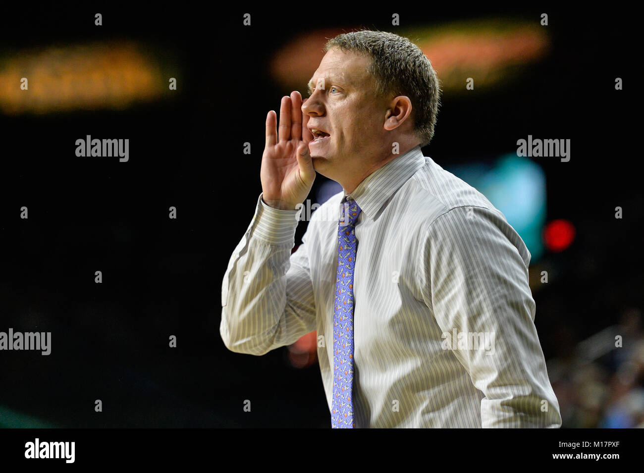 Fairfax, Virginia, USA. 27th Jan, 2018. VCU Head Coach MIKE RHOADES ...