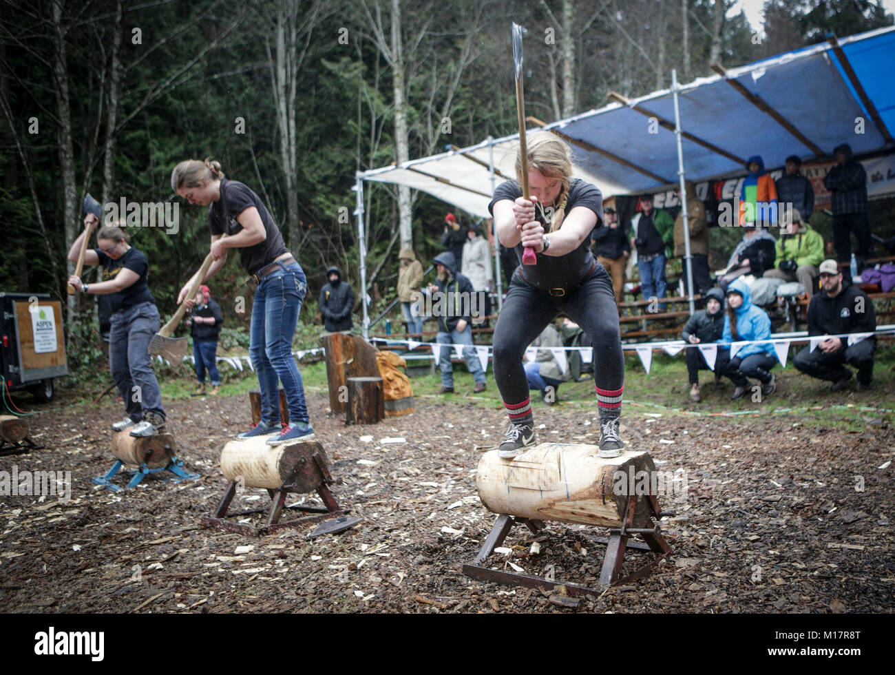 Wood Chopping Competition High Resolution Stock Photography and Images ...