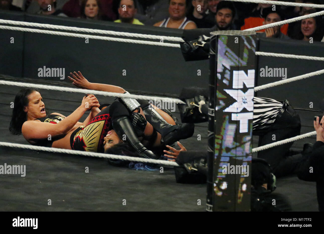 Philadelphia, PA, USA. 27th Jan, 2018. Shayna Baszler and Ember Cole ...