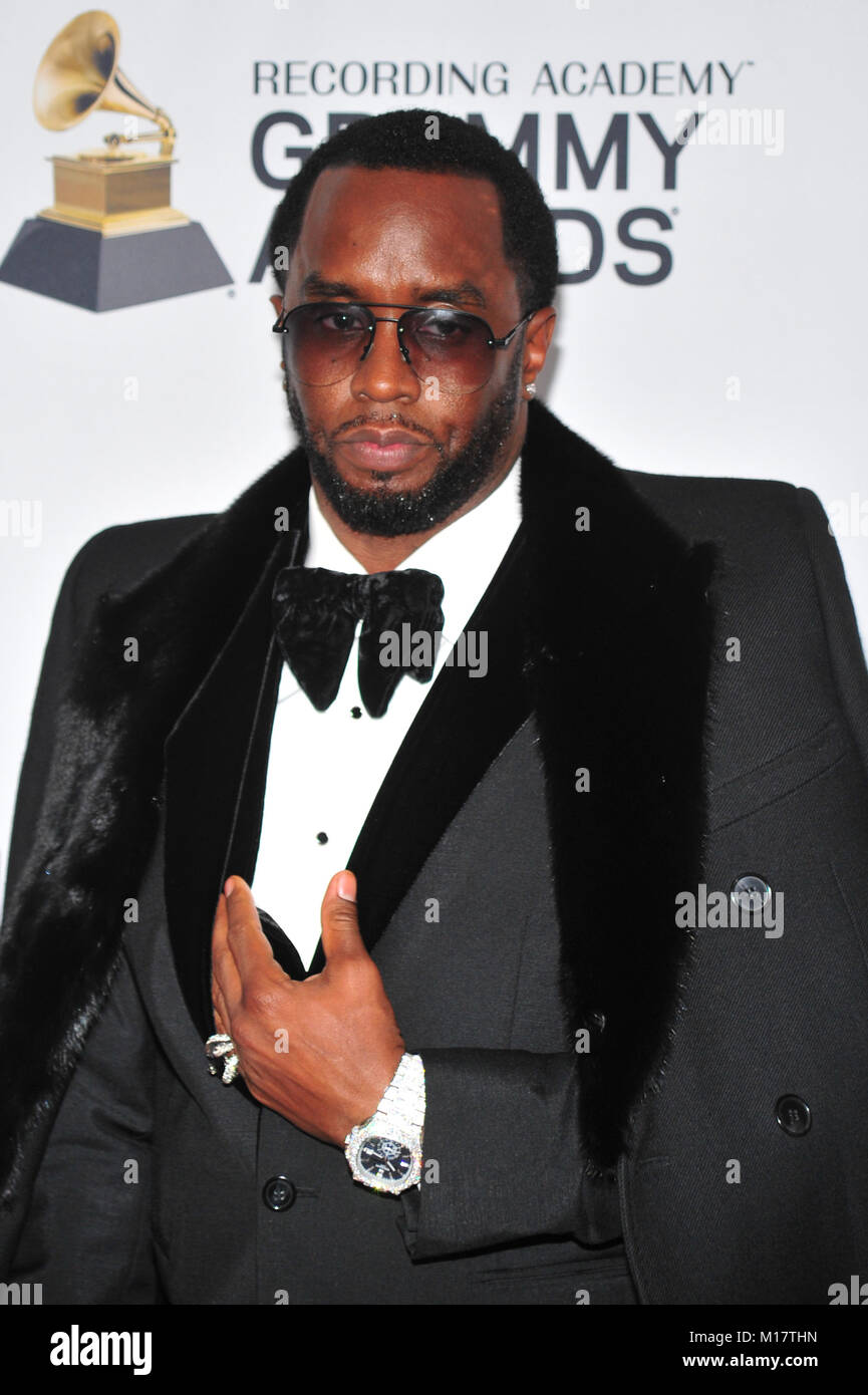 New York, NY, USA. 27th Jan, 2018. Sean Combs at the Clive Davis and ...