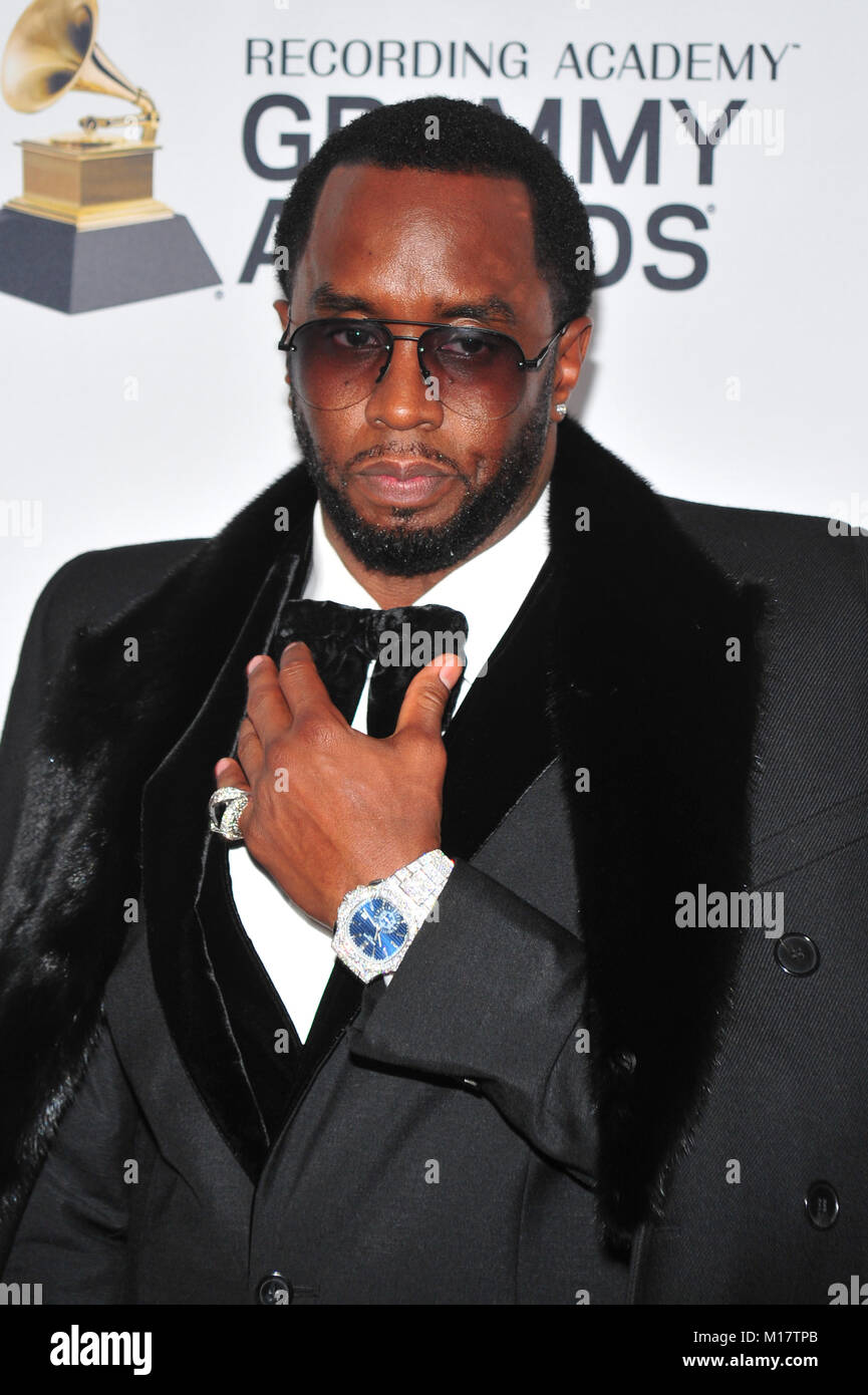New York, NY, USA. 27th Jan, 2018. Sean Combs at the Clive Davis and ...