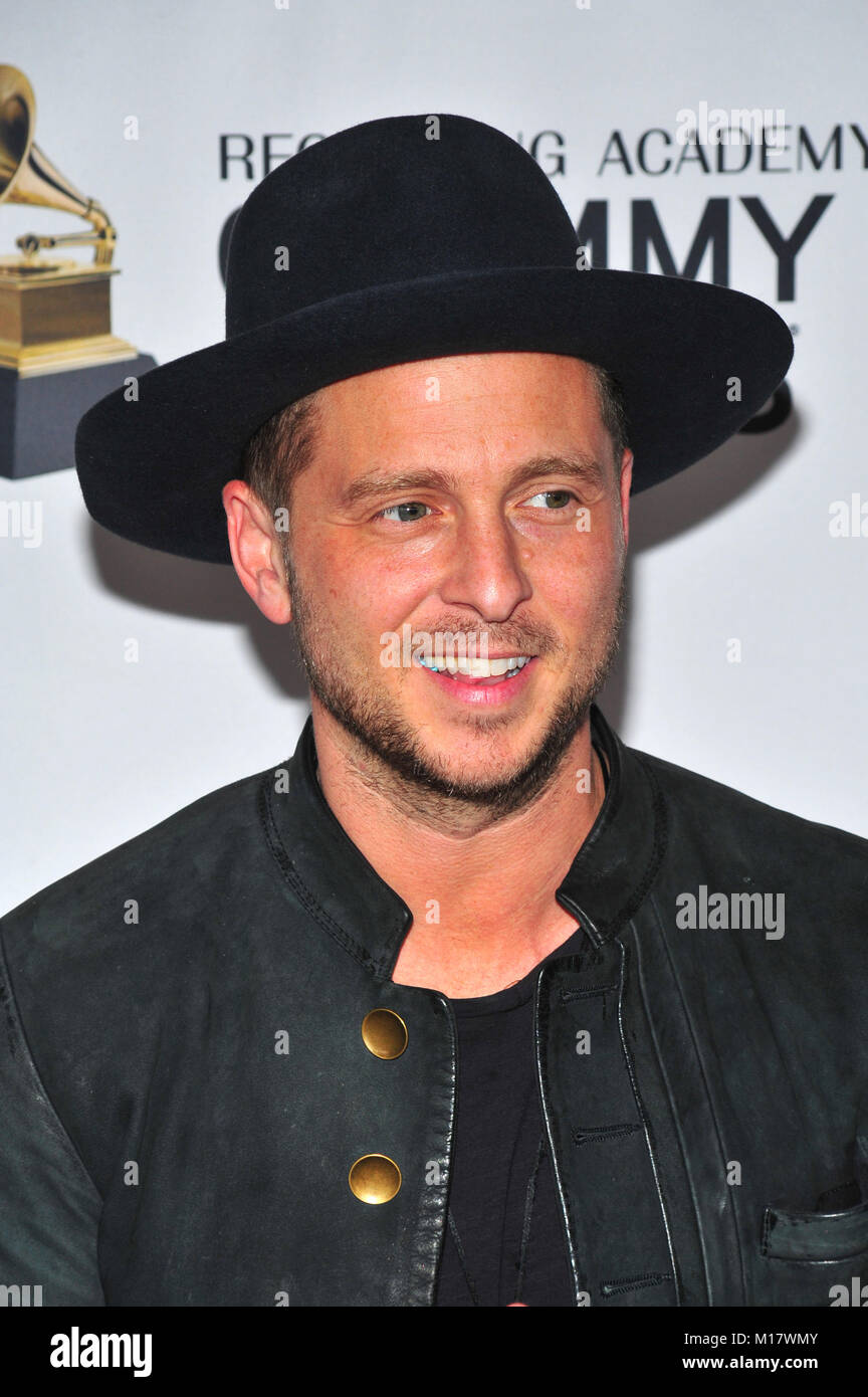 New York, NY, USA. 27th Jan, 2018. Ryan Tedder at the Clive Davis and ...