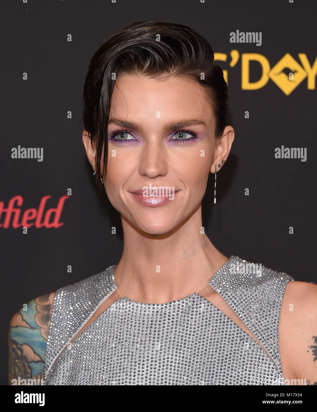 Los Angeles, California, USA. 27th Jan, 2018. Ruby Rose arrives for the ...
