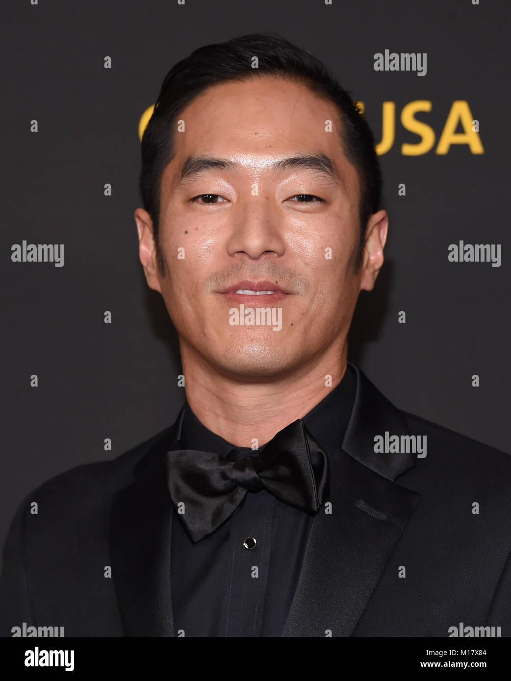 Los Angeles, California, USA. 27th Jan, 2018. Leonardo Nam arrives for ...