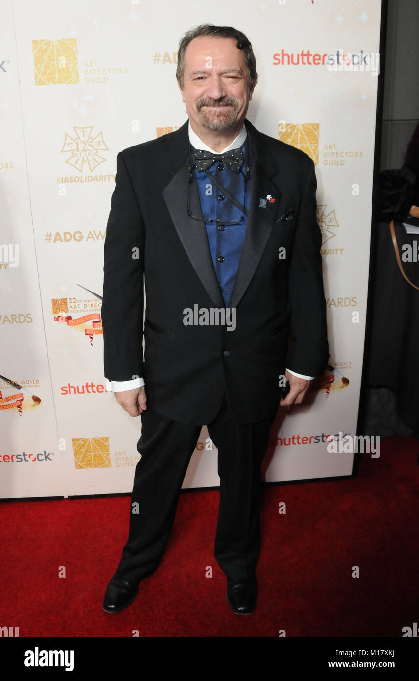 Hollywood, California, USA. 27th January 2018. Production designer John ...