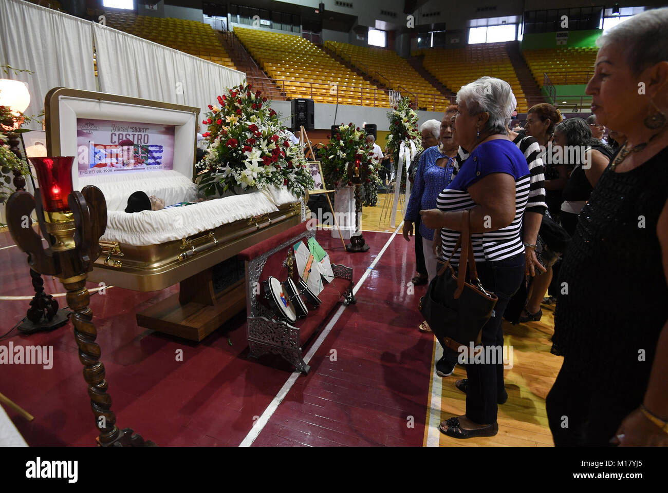 SAN JUAN, Puerto Rico. 01st July, 2018. Los honores de Shorty Castro en ...