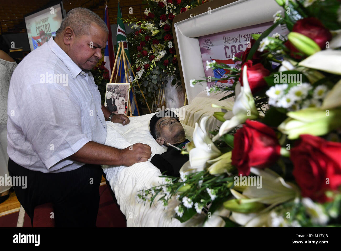 SAN JUAN, Puerto Rico. 01st July, 2018. Los honores de Shorty Castro en ...