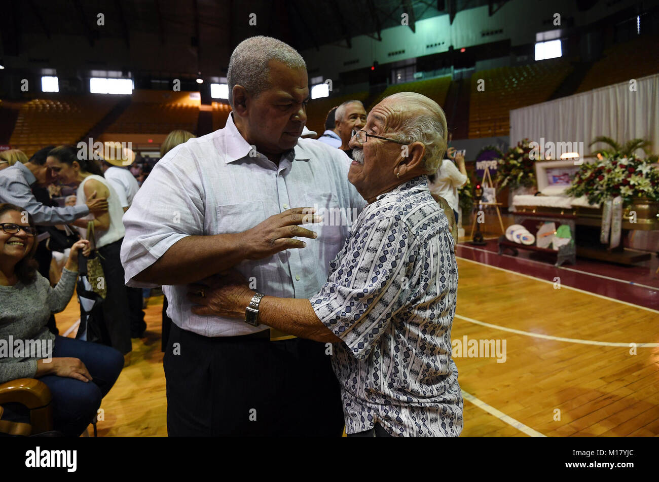 SAN JUAN, Puerto Rico. 01st July, 2018. Los honores de Shorty Castro en ...