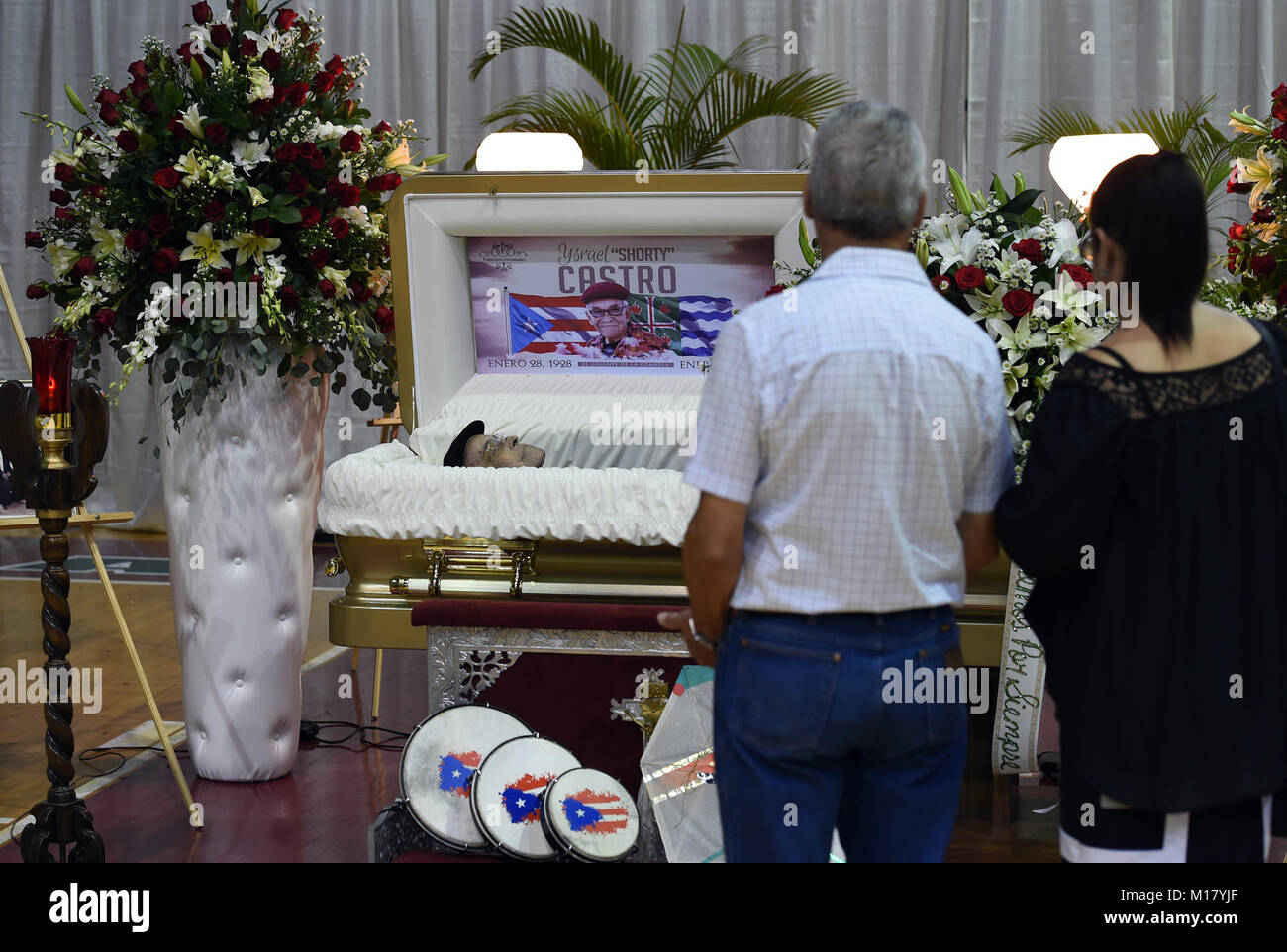 SAN JUAN, Puerto Rico. 01st July, 2018. Los honores de Shorty Castro en ...