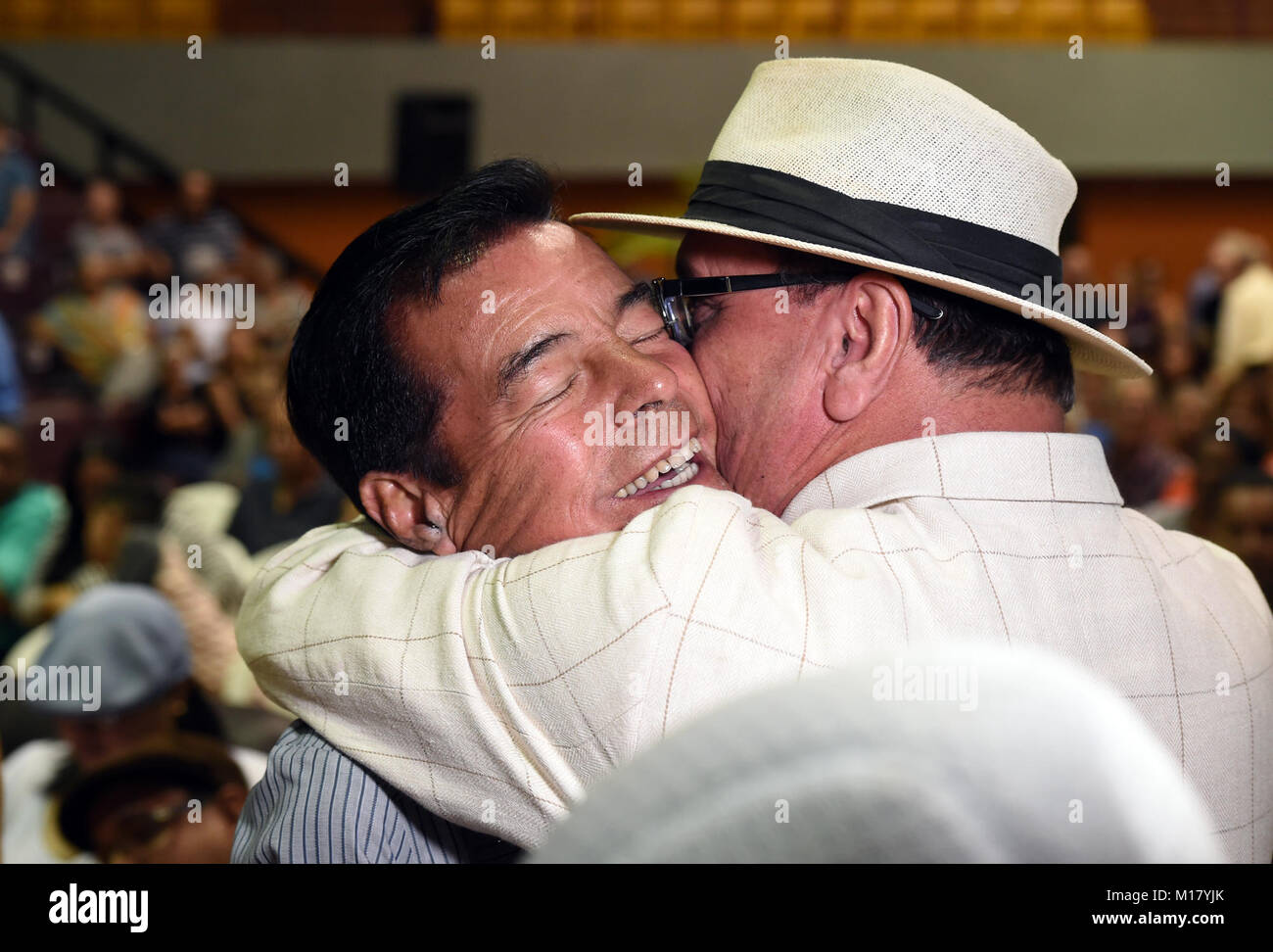 SAN JUAN, Puerto Rico. 01st July, 2018. Los honores de Shorty Castro en ...