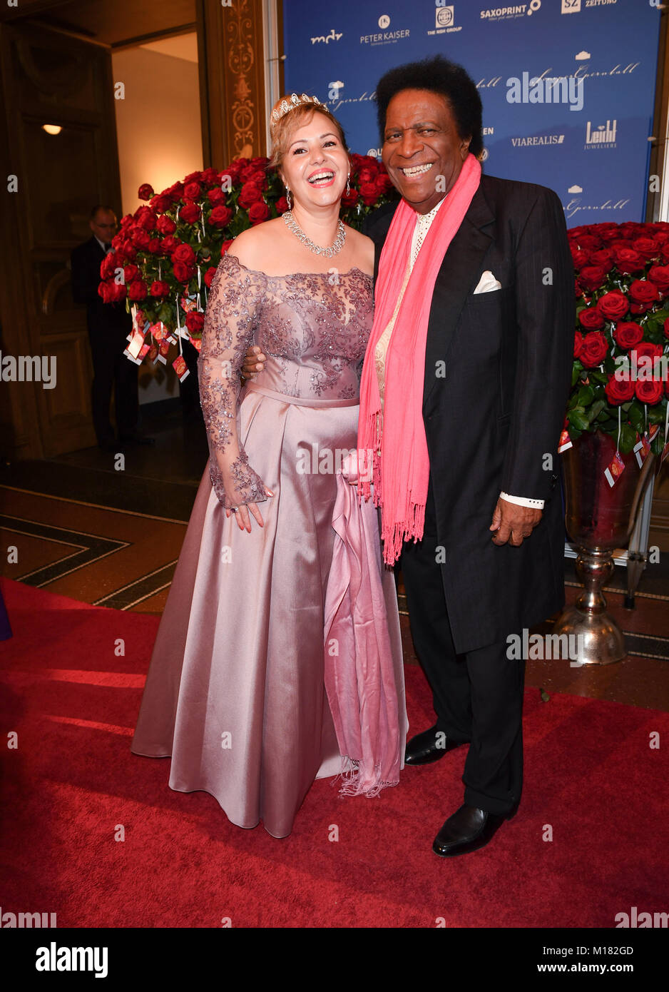 Dresden, Germany. 26th Jan, 2018. The singer Roberto Blanco and his ...