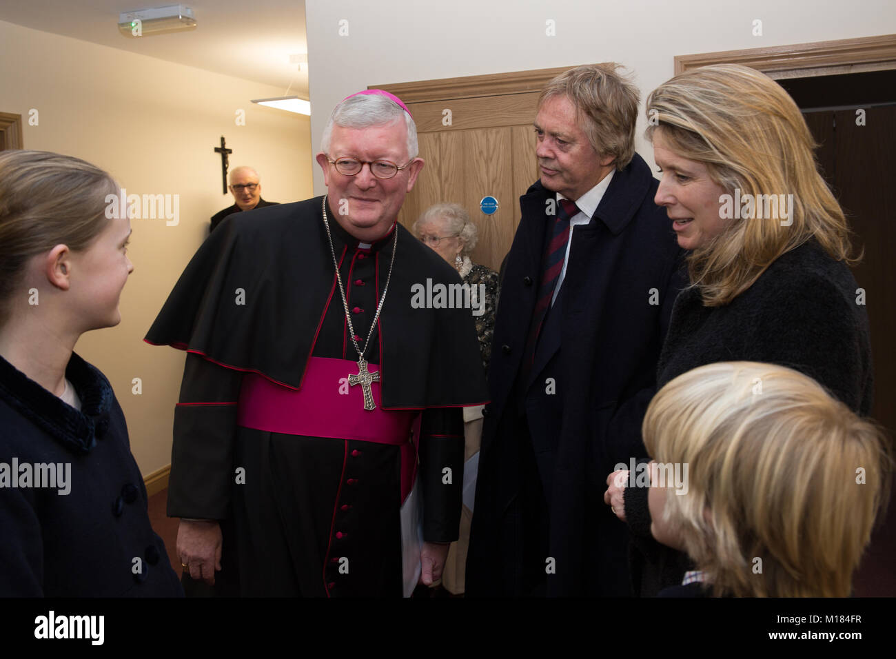Oxford,Uk 28th of january 2018 :The 12th Duke of Marlborough and his ...