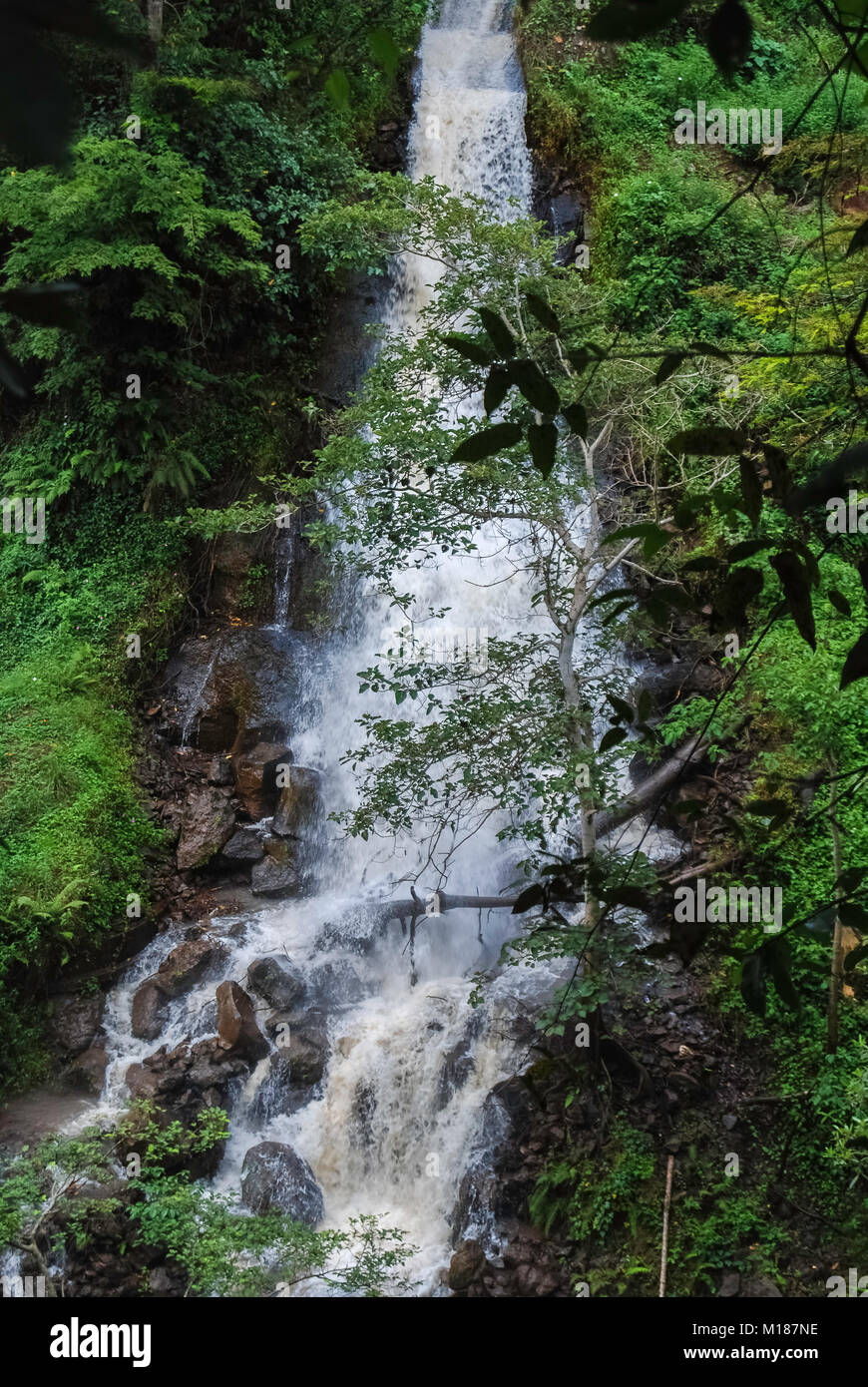 Waterfall. Africa. Kenya Stock Photo - Alamy