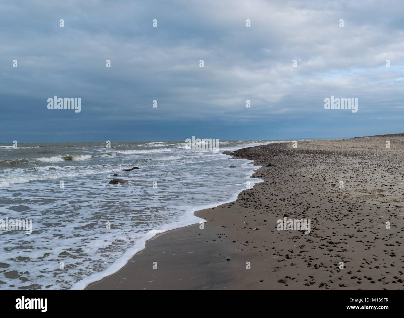 North Sea, Danish coastline Stock Photo - Alamy