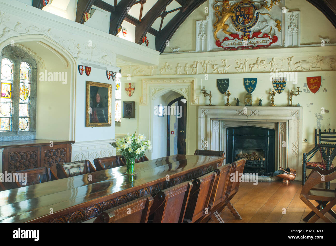 St michaels mount castle interior hi-res stock photography and images ...