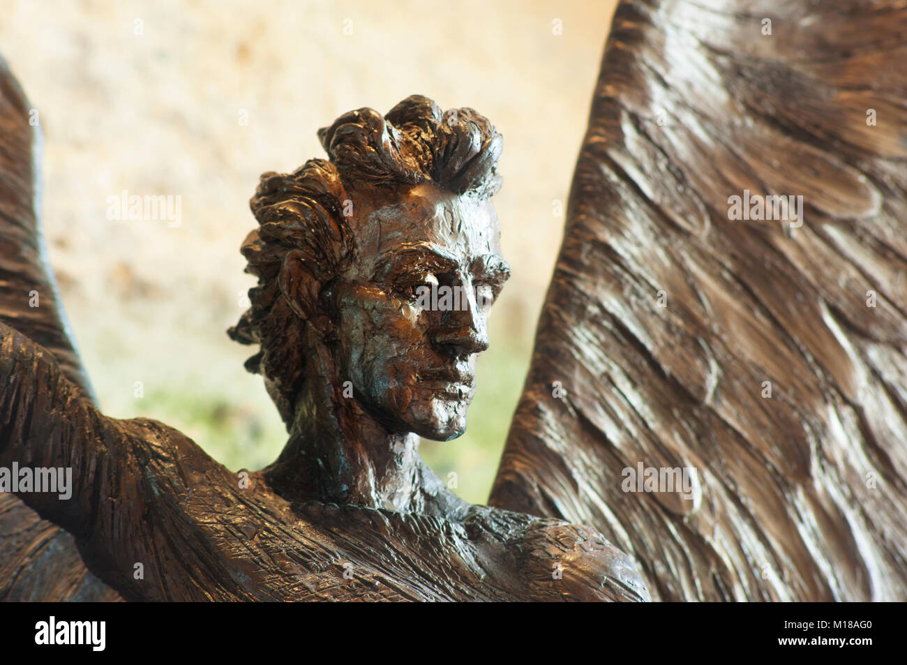 Statue the church of st michael the archangel hi-res stock photography ...