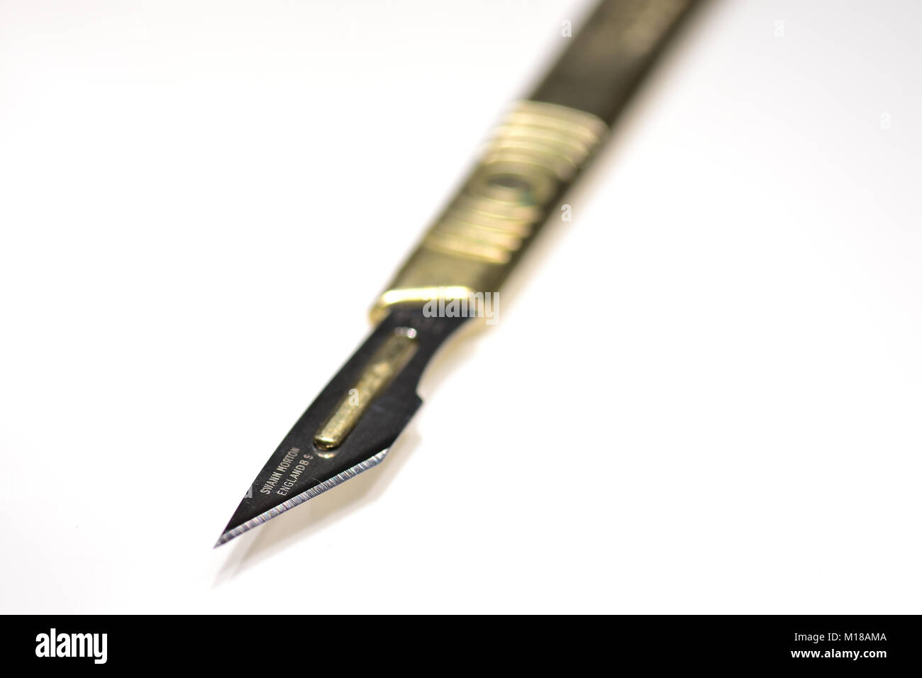 Scalpel and blade Stock Photo - Alamy