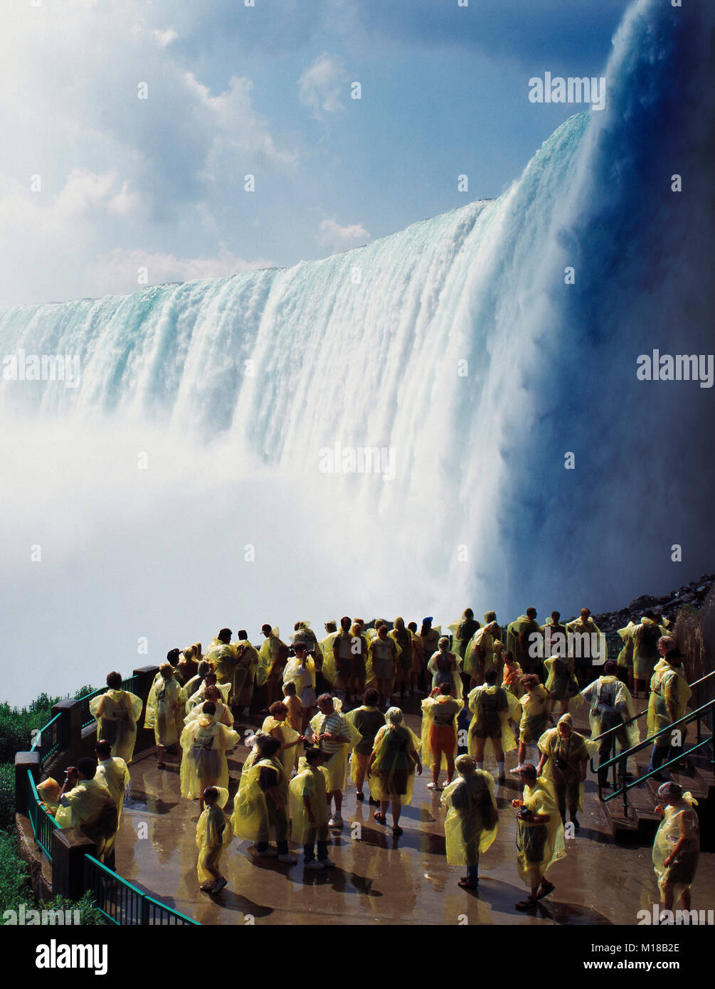 Niagara Falls viewing platform, Niagara, Ontario, Canada Stock Photo ...