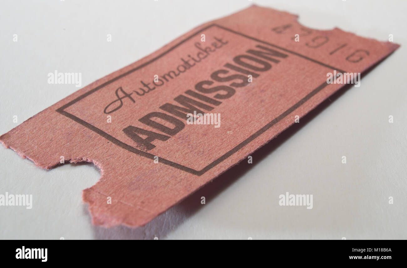 Admission ticket hi-res stock photography and images - Alamy