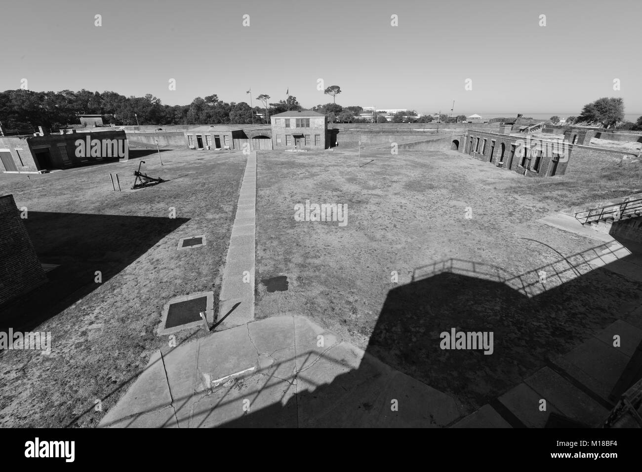 Fort Gaines an American civil war fortress used in the American civil ...