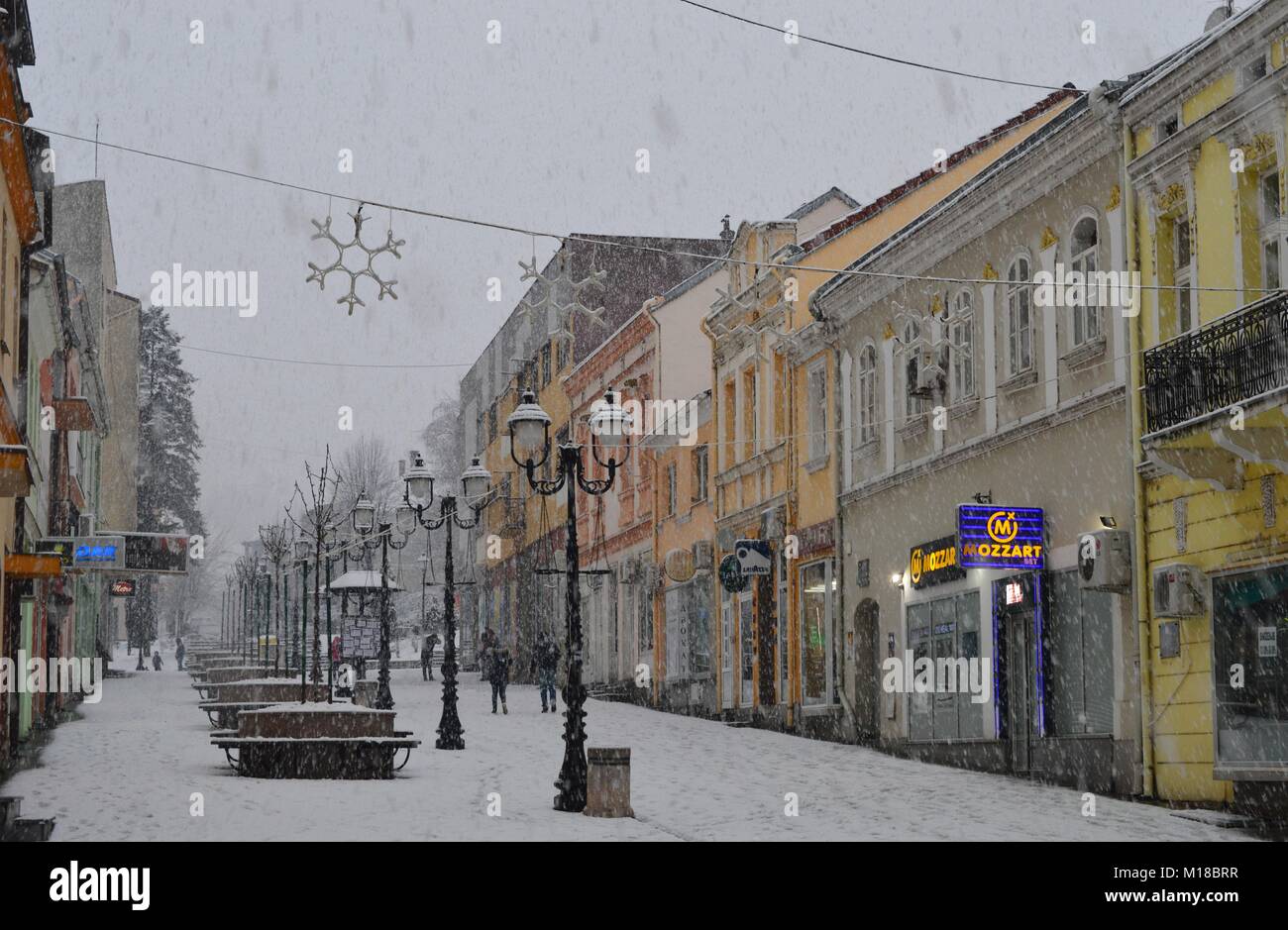 street in winter Stock Photo - Alamy