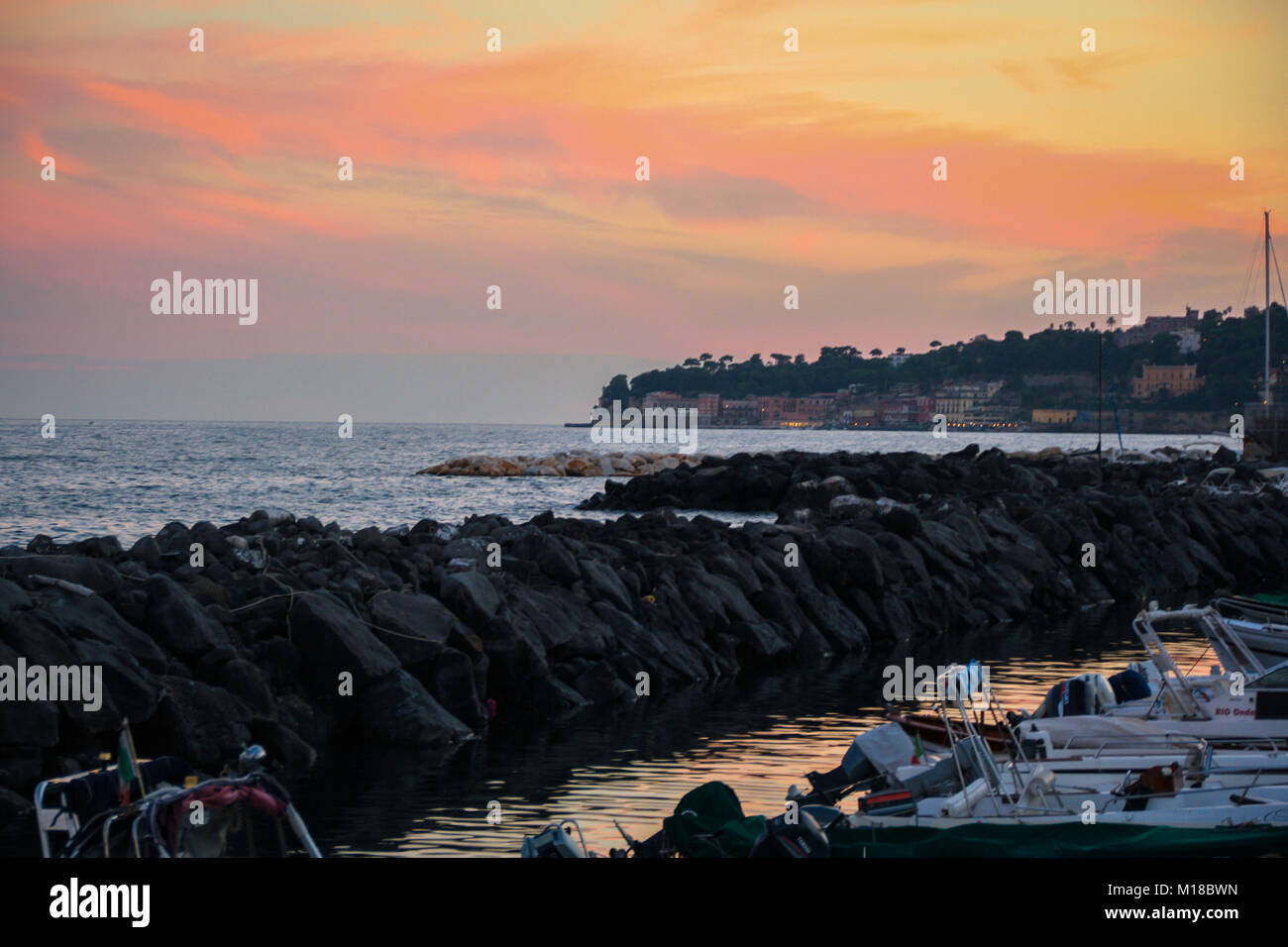 Mergellina port harbor hi-res stock photography and images - Alamy