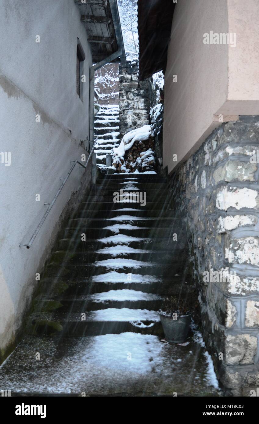 passage between houses Stock Photo - Alamy