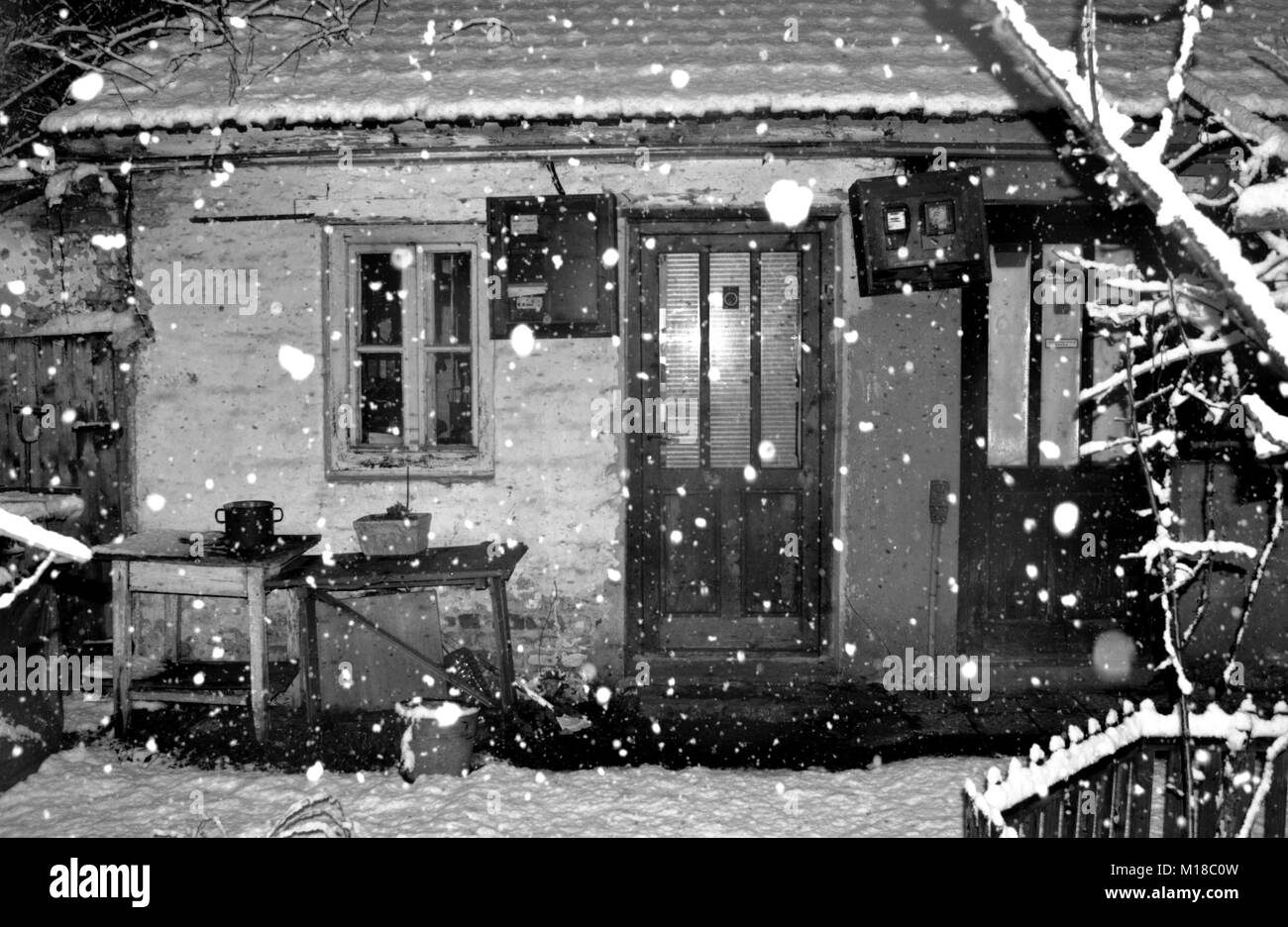 House wall color Black and White Stock Photos & Images - Alamy