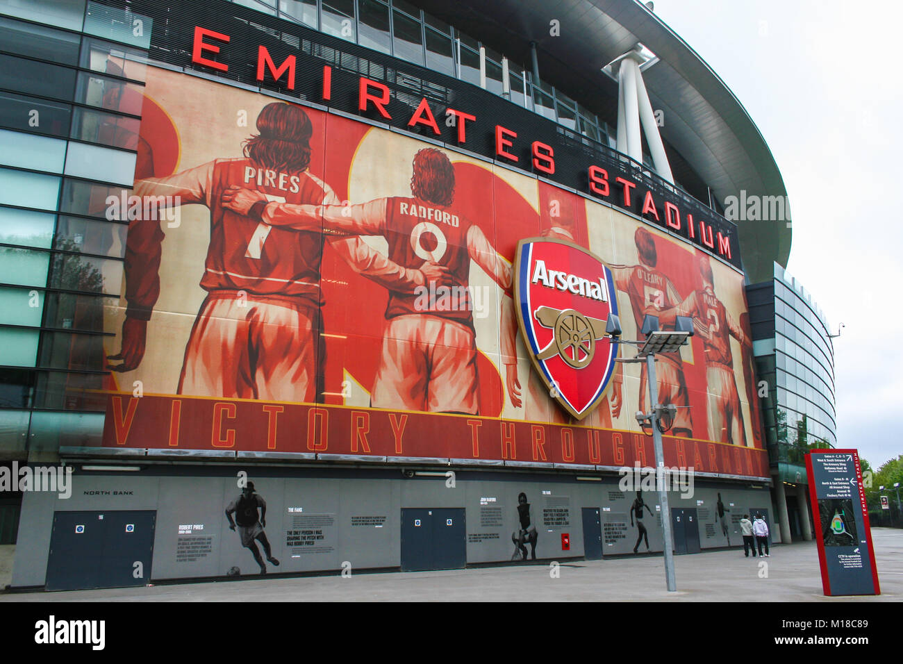 Mural outside stadium hi-res stock photography and images - Alamy