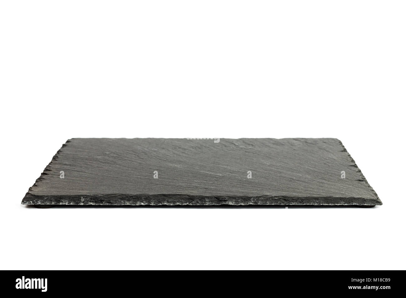 Black rectangular slate board isolated on white background Stock Photo ...