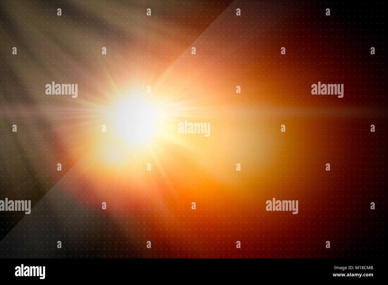 flare sun bright light of future concept for background Stock Photo - Alamy