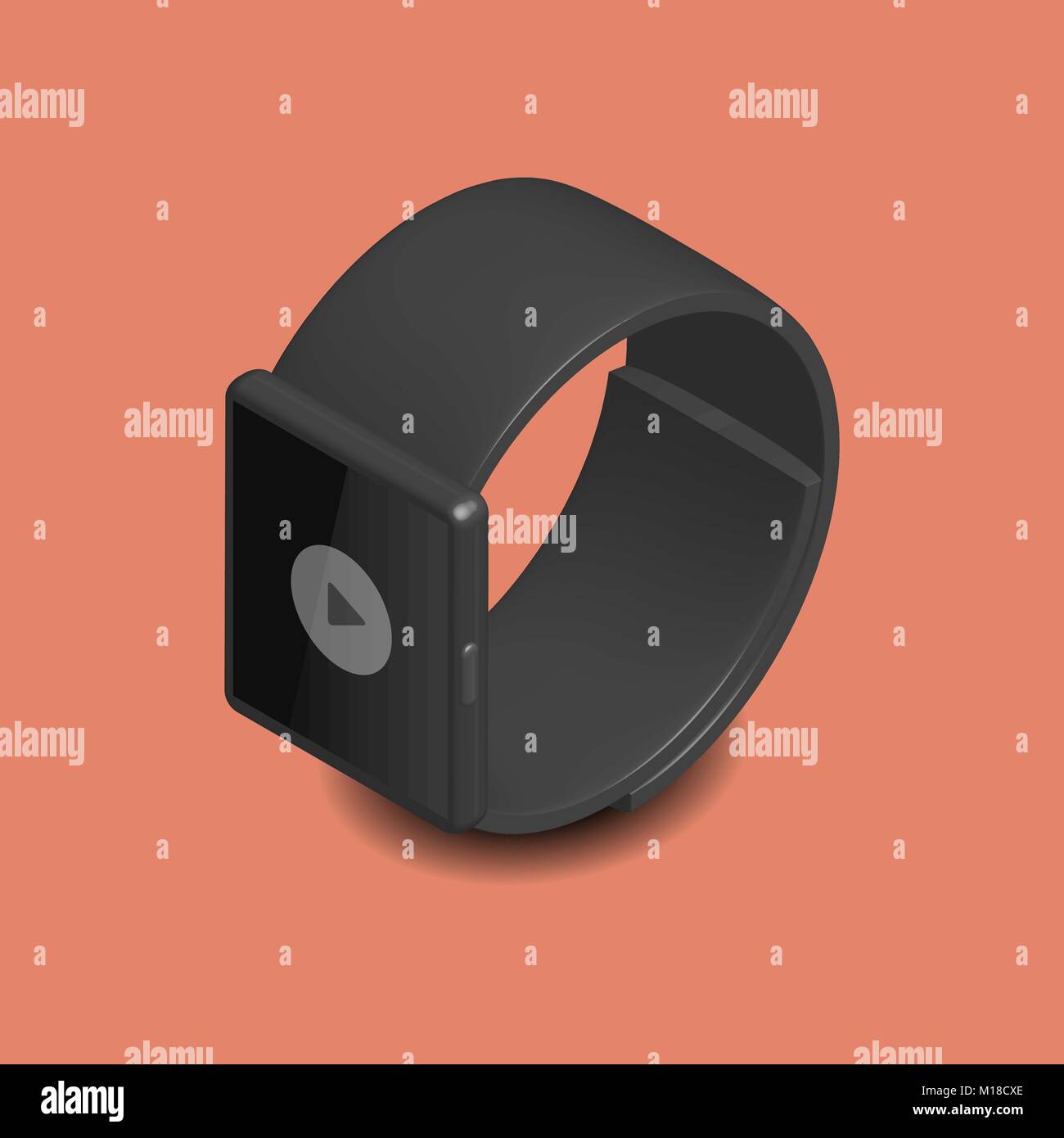 Wearable devices vector vectors hi-res stock photography and images - Alamy