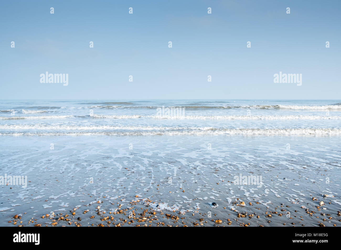 Sandwich Bay Kent UK Stock Photo - Alamy