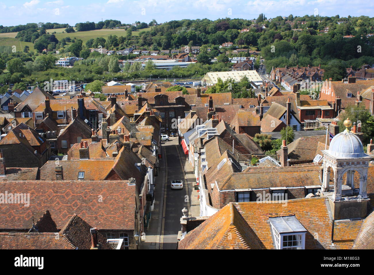 Aerial view rye taken hi-res stock photography and images - Alamy