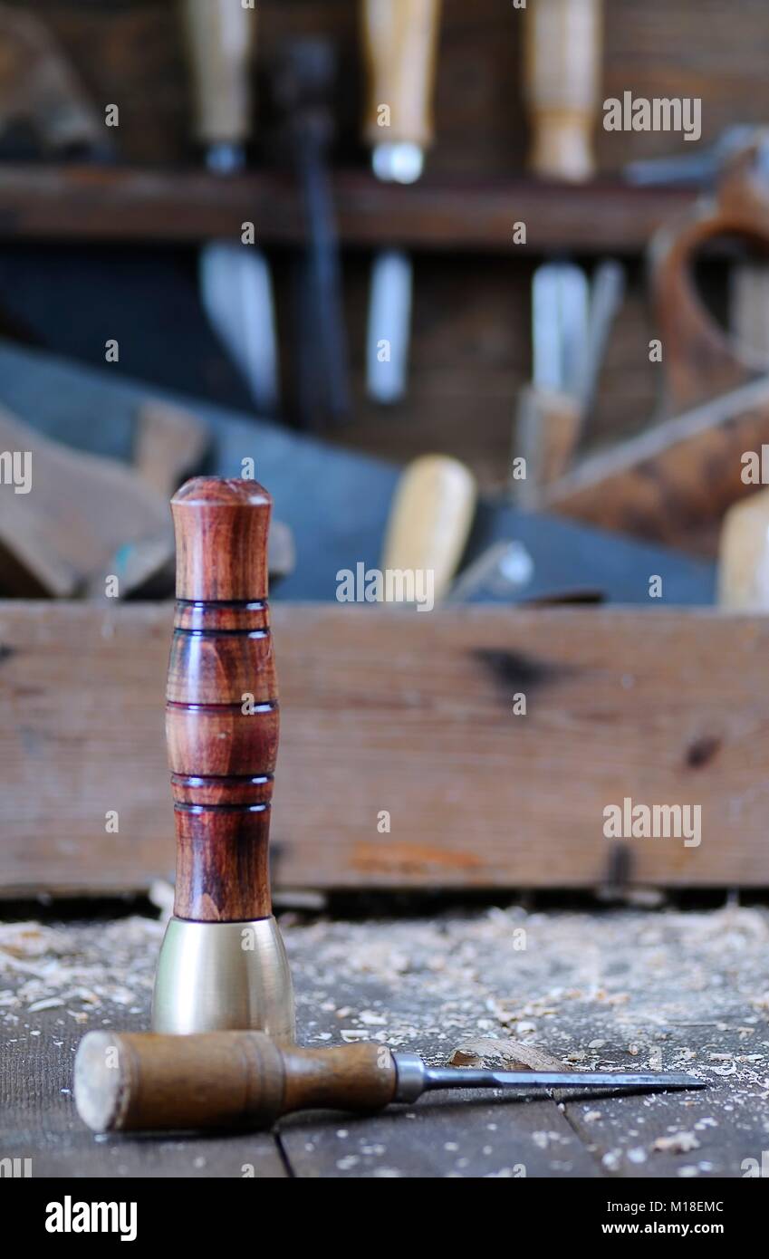 Carpentry tools bench hi-res stock photography and images - Alamy
