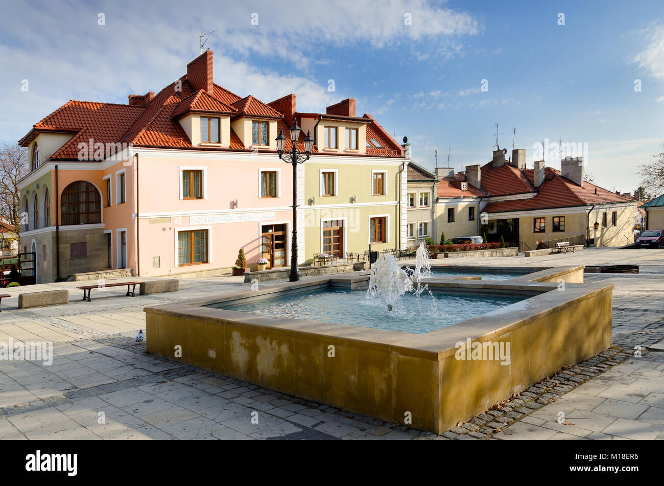 Poland swietokrzyskie sandomierz market square hi-res stock photography ...