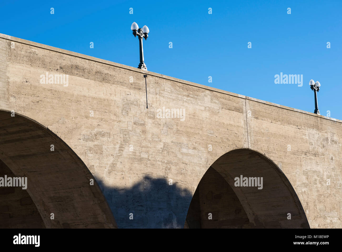 The Cabrillo Bridge at Balboa Park. Bridge. San Diego, California, USA ...