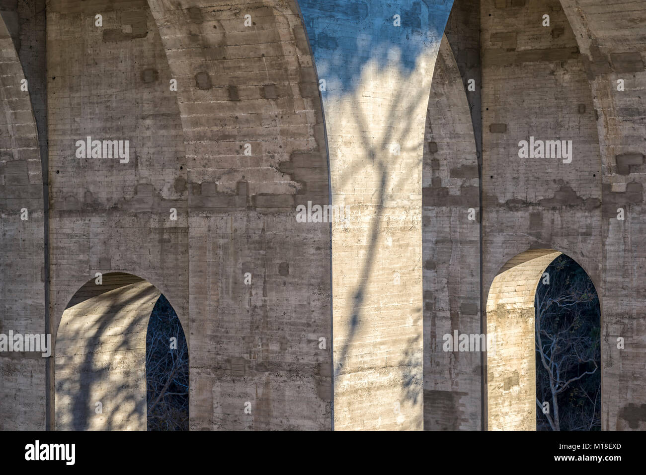 The Cabrillo Bridge at Balboa Park. Bridge. San Diego, California, USA ...