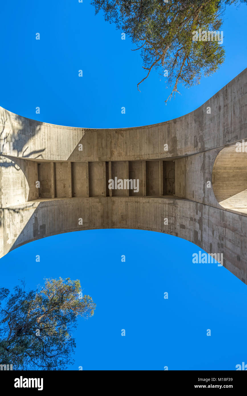 The Cabrillo Bridge at Balboa Park. Bridge. San Diego, California, USA ...