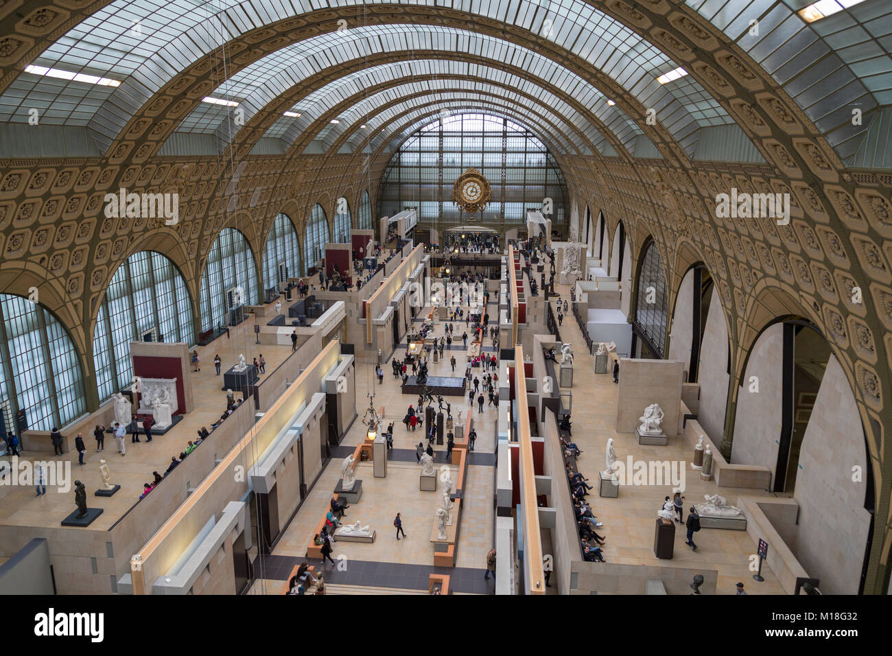 Art Museum Musée d' Orsay,interior view,Paris,France Stock Photo - Alamy