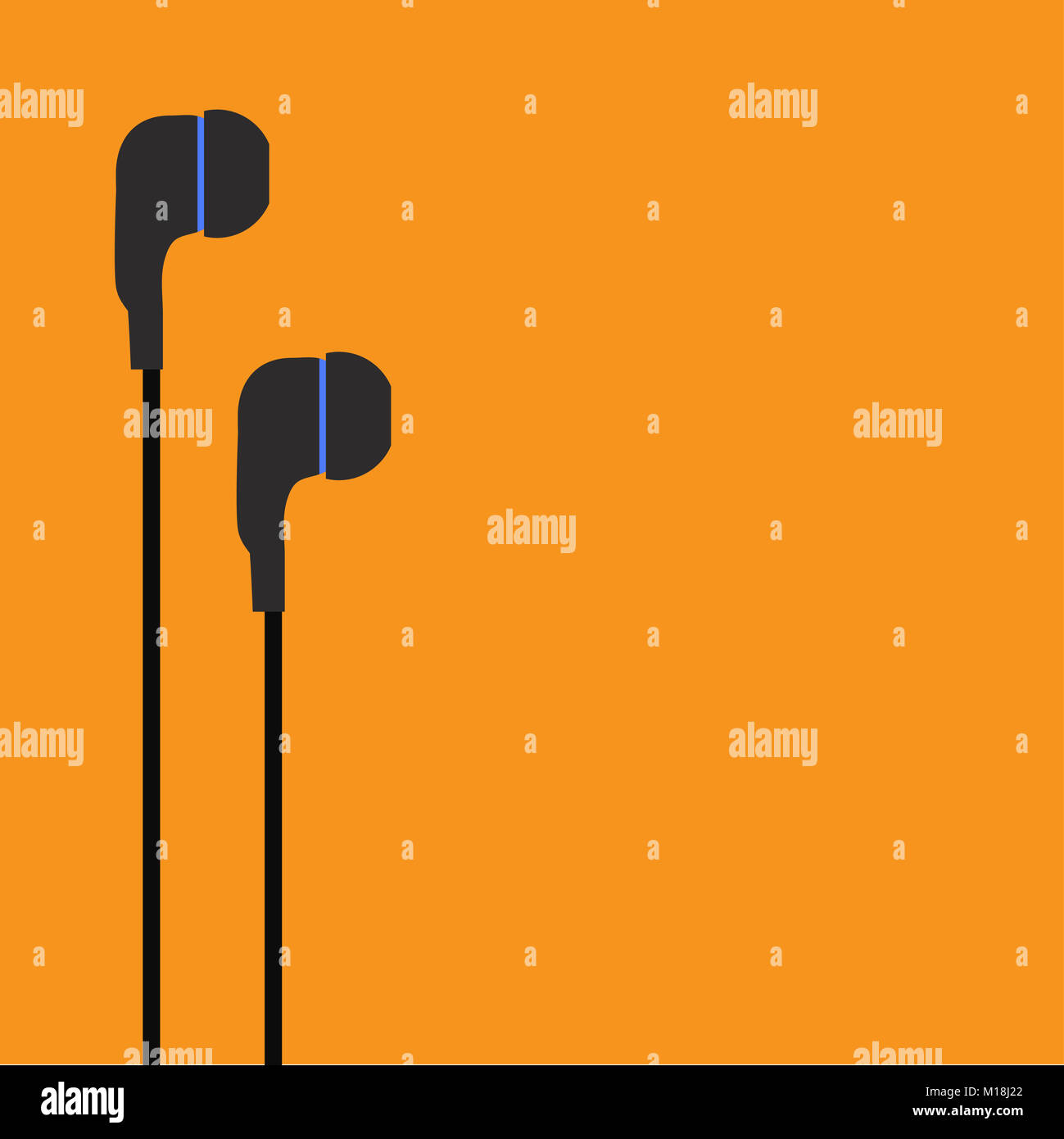 ear phones vector Stock Photo - Alamy