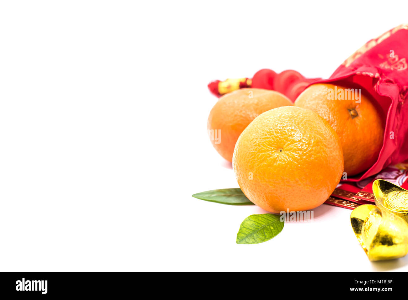 Chinese New Year, Chinese gold ingots and Traditional chinese style ...