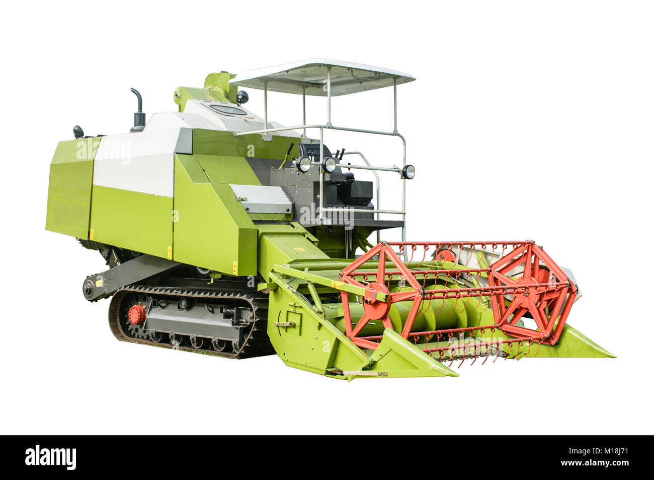 photo of harvest machine with isolated background Stock Photo - Alamy