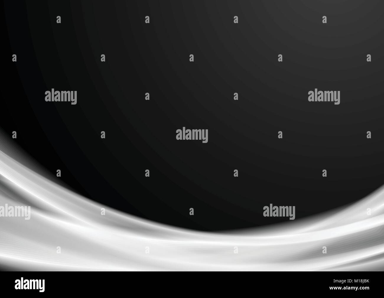 Soft contrast black white waves background. Vector design Stock Vector ...